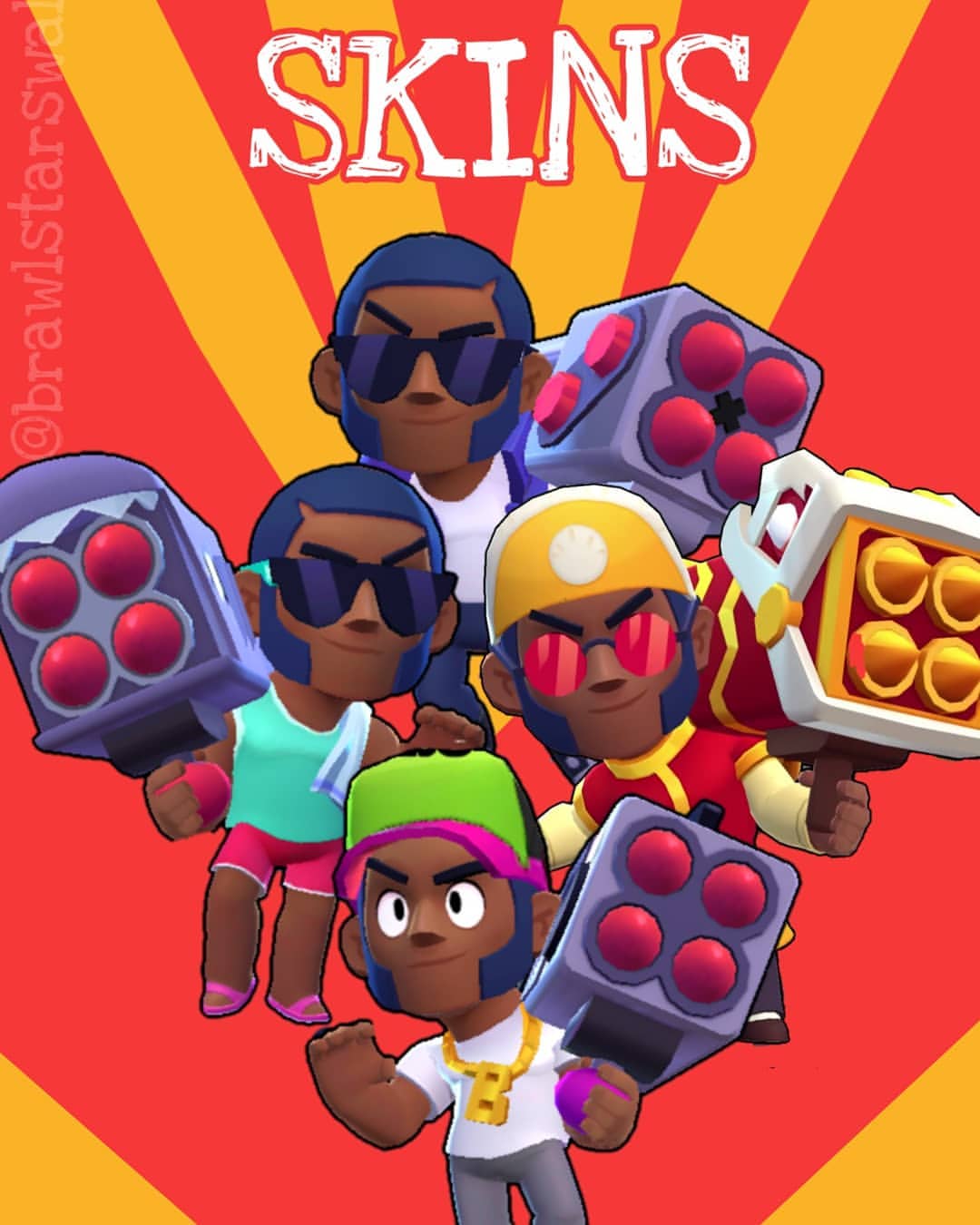 Brock Brawl Stars - Estadísticas, Consejos, Skins, Fanart en Español