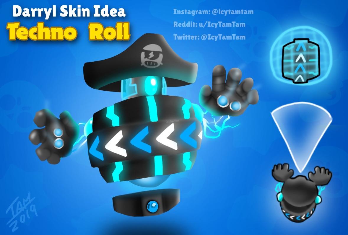 Darryl Brawl Stars - Estadísticas, Consejos, Skins, Fanart en Español